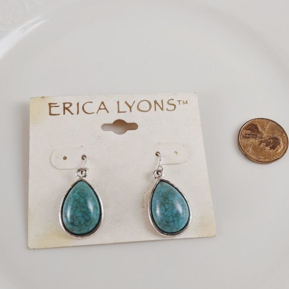 Erica Lyons | Jewelry | 3for 25 Erica Lyons Faux Turquoise Earrings ...